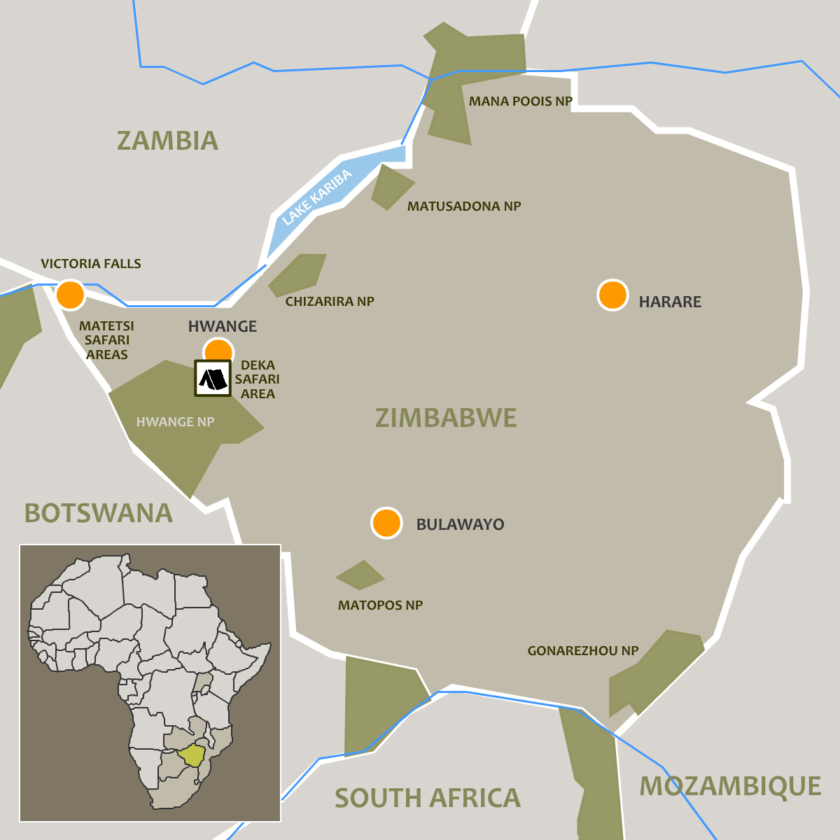 Hunters and Guides Africa - Destinations Zimbabwe